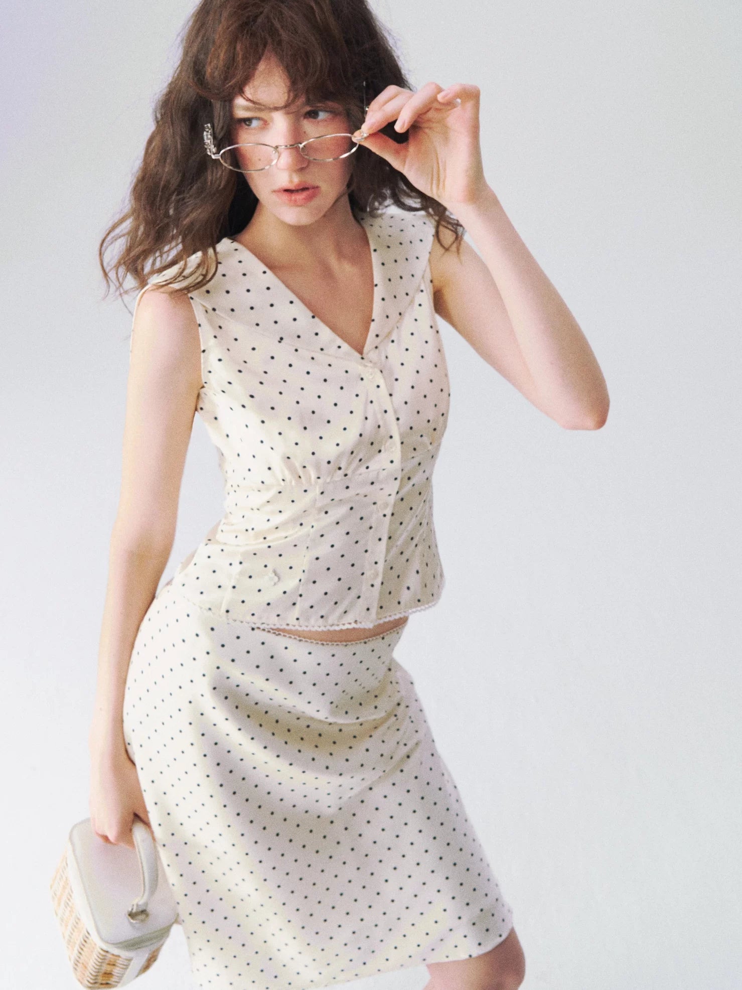 SOMESOWE Polka Dot Sailor Set – CHINANIO